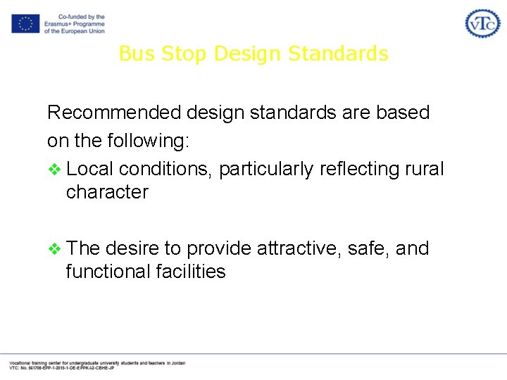 Rural Transit Stop Design Guidelines Presented By Prof