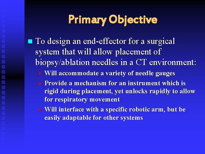 Robotic Needle End Effector for Integration with CT