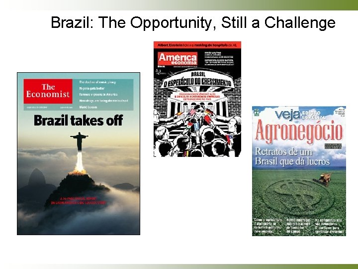 Brazilian Agriculture Development In a Global Perspective Milton