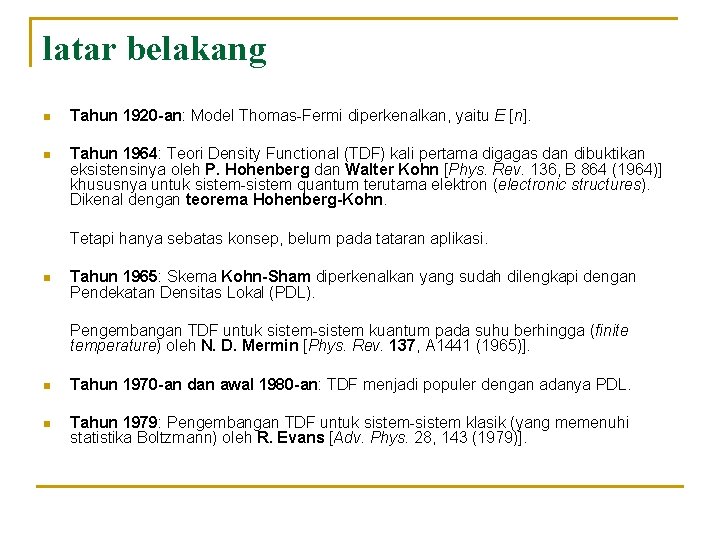 DENSITY FUNCTIONAL THEORY DFT I WIPSAR SUNU BRAMS