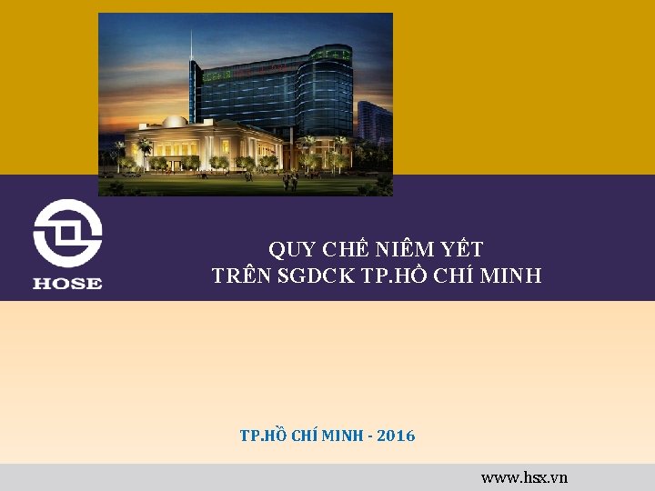 QUY CH NIM YT TRN SGDCK TP H