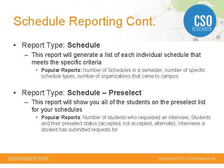 Managing Schedules Types of Interview Schedules 1 Open