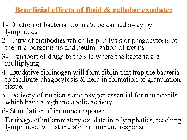 General pathology Inflammation 1 Dr Bushra AlTarawneh Inflammation