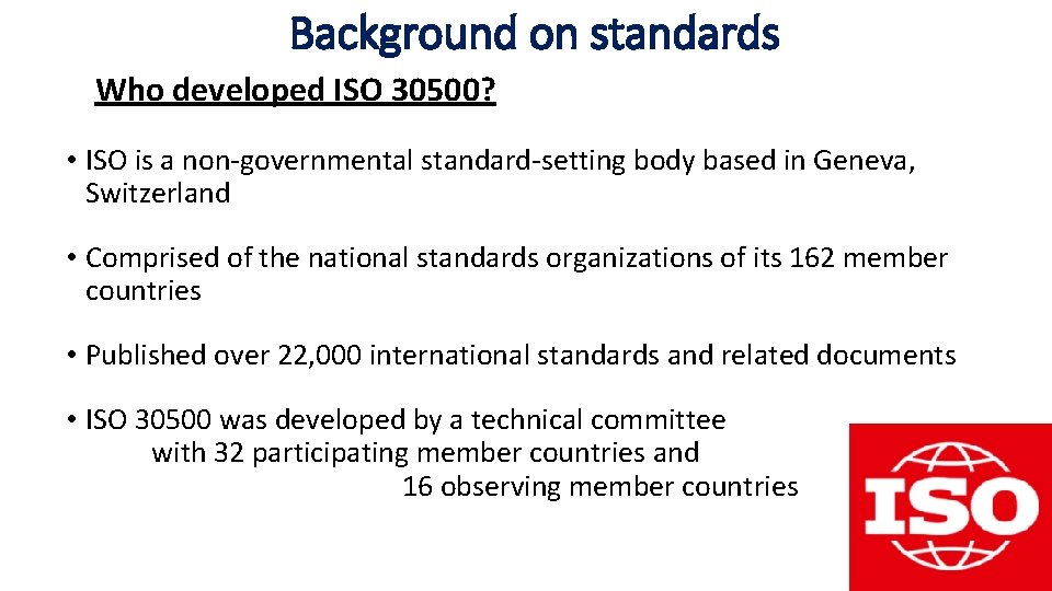 What are standards Development use benefits explained Jeffrey