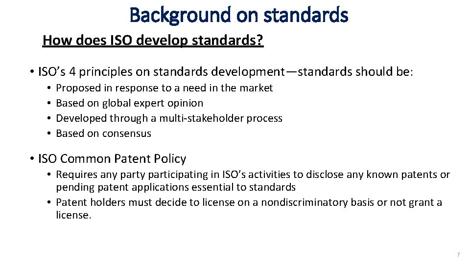 What are standards Development use benefits explained Jeffrey