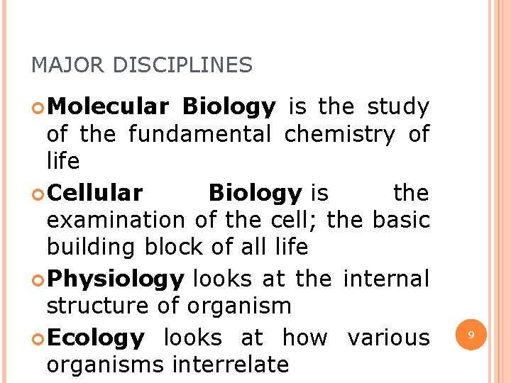 NATURAL SCIENCE 1 BDD WHAT ARE NATURAL SCIENCES