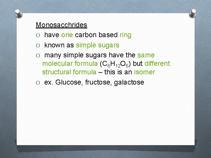 Unit 1 Biochem Concept 2 Biologically Important Molecules