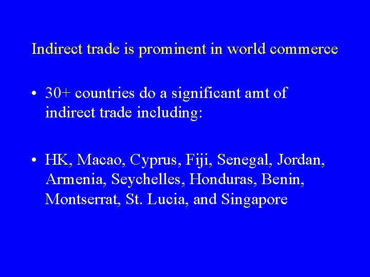 Part 1 How does domestic institutions affect trade