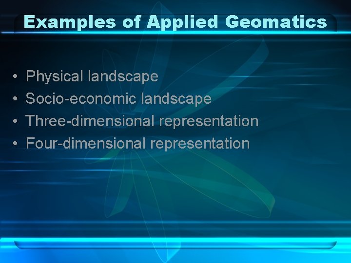 What is Health Geomatics Dr Bob Maher Senior