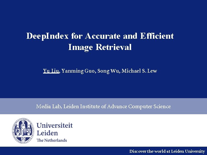 Deep Index for Accurate and Efficient Image Retrieval