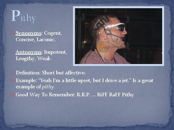 Vocabulary Words 16 20 Jakub Pawelczak AP English