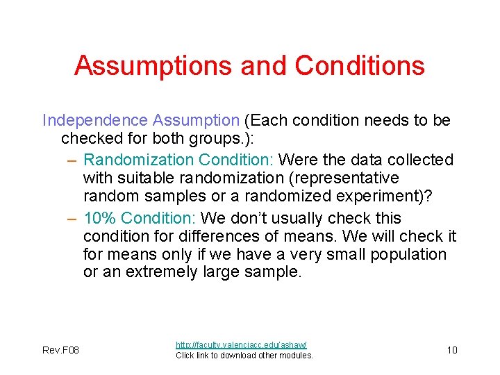 STA 2023 Module 11 Inferences for Two Population