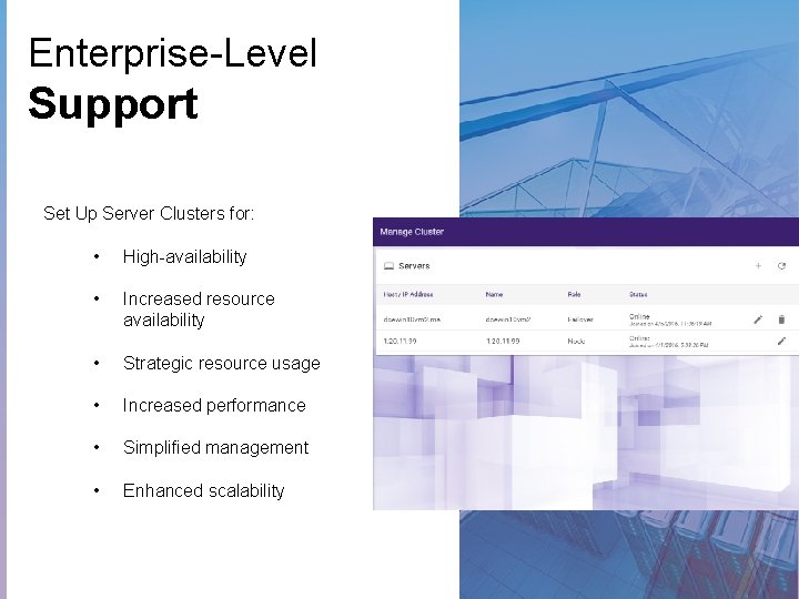 In the Enterprise Improve your Business Processes throughout