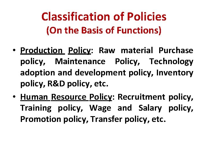 Business Policy and Strategy First Unit Dr K
