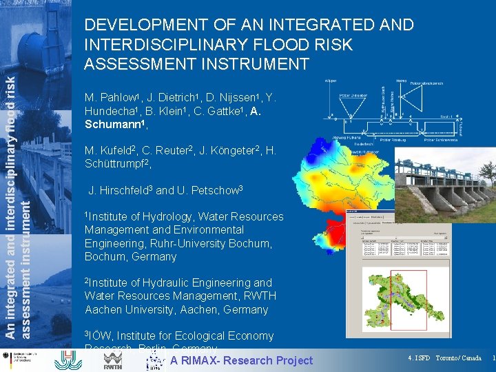 An integrated and interdisciplinary flood risk assessment instrument