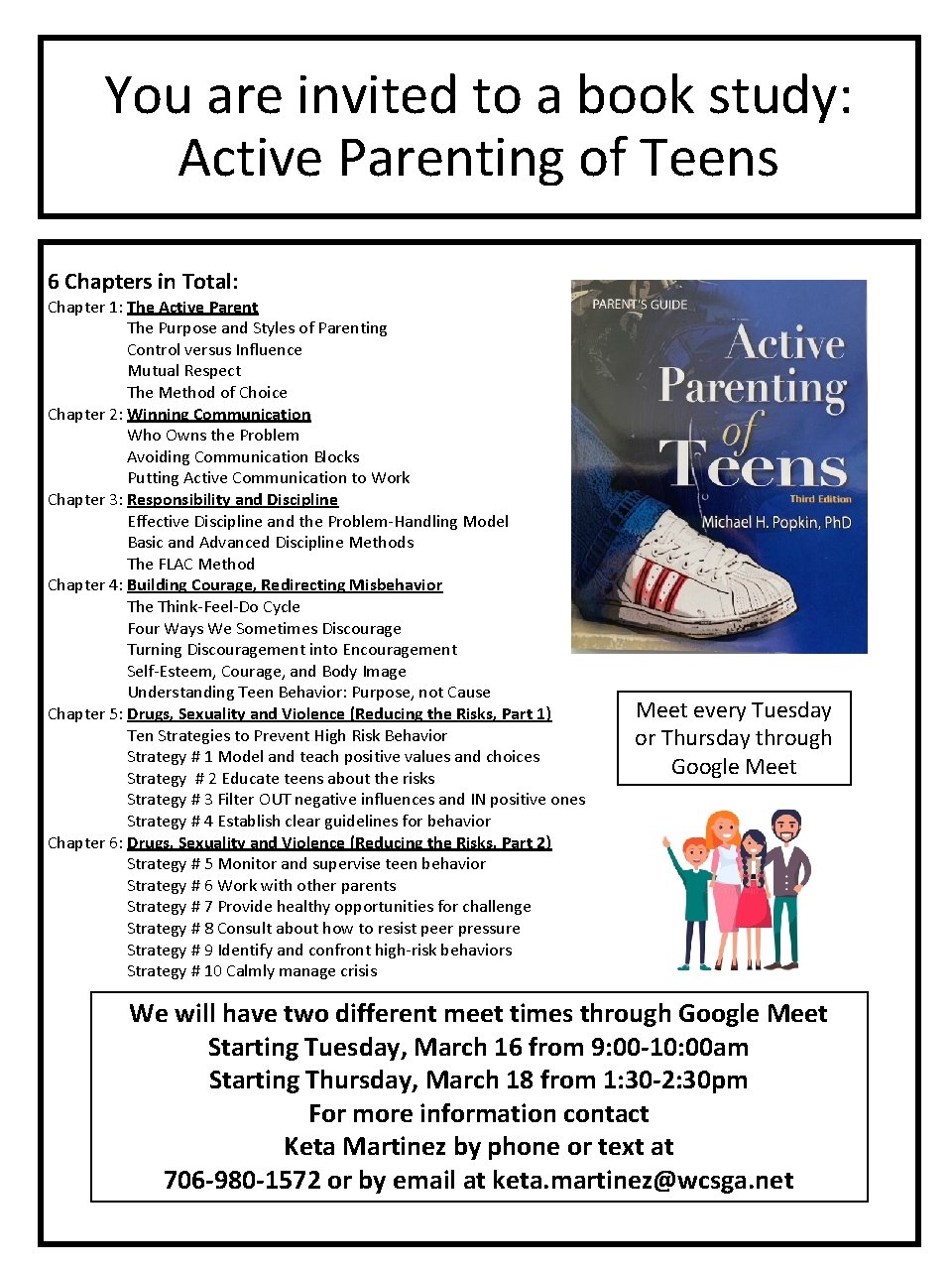 You are invited to a book study Active