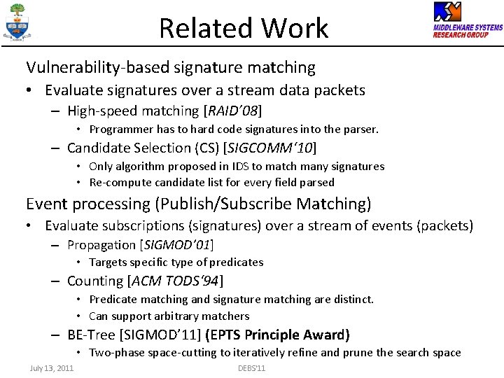 Towards VulnerabilityBased Intrusion Detection with Event Processing Amer