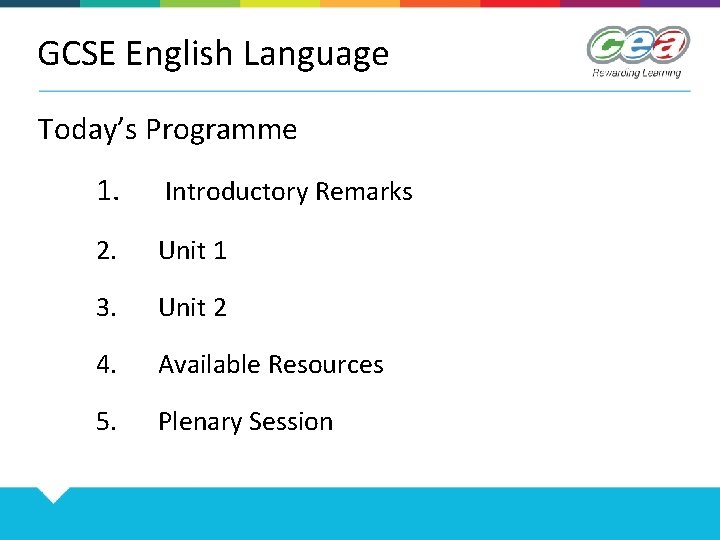 2016 GCSE Qualifications New Centre Support GCSE English
