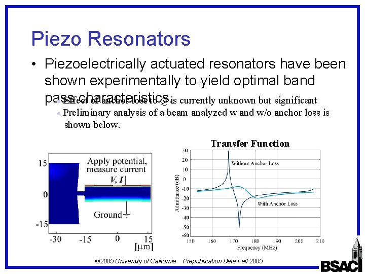 MEMS Resonator Simulation RTH 46JD David S Bindel