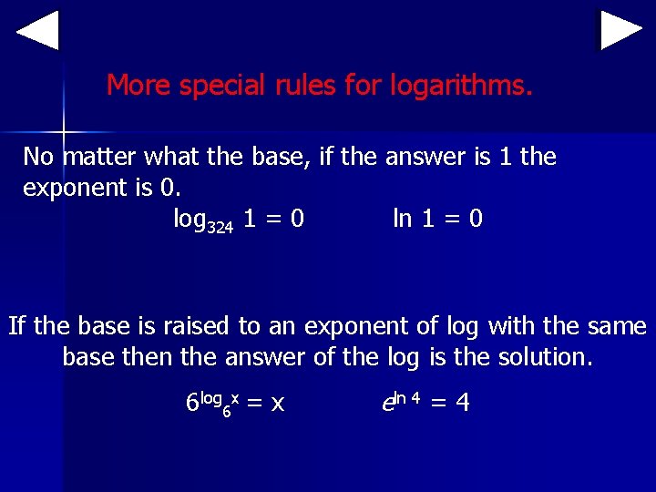 Logarithmic and Exponential Functions By Heather Mc Guire