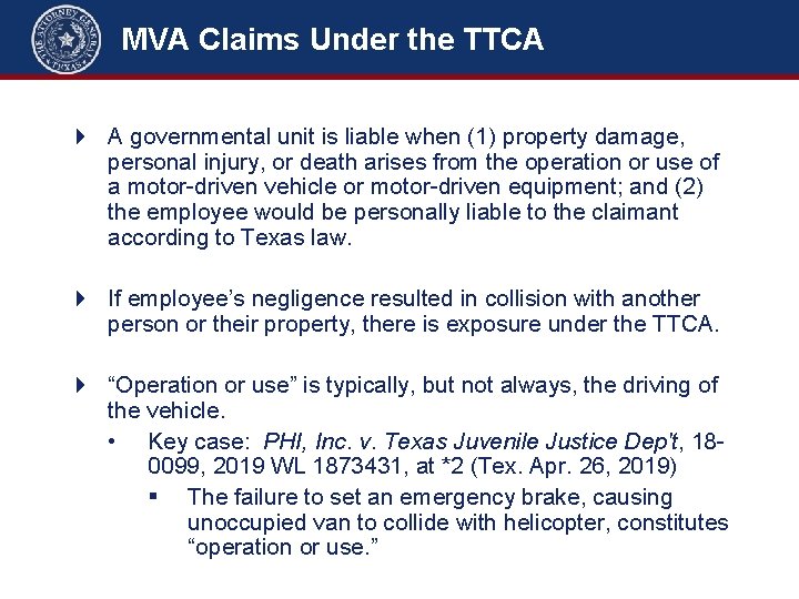 An Overview of the Texas Tort Claims Act