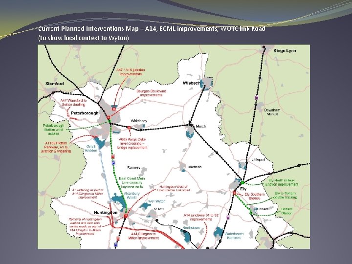 Redevelopment of Wyton Airfield and links to Cambridgeshire