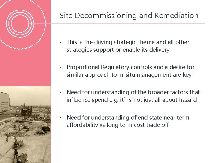 NDA Draft Strategy Site Decommissioning and Remediation Objective