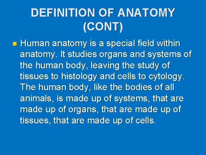 BASICS OF ANATOMY BY DR VIVEK B SATHE