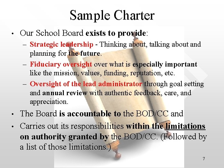 Building an Effective School Board Provided by School