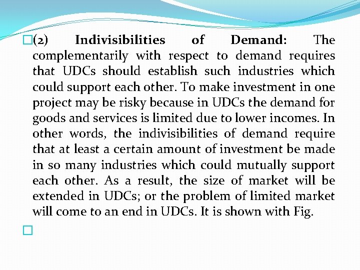 Big Push Model or The theory of Big