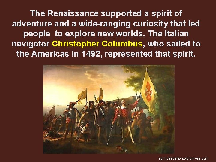 The Italian Renaissance Presentation created by Robert L