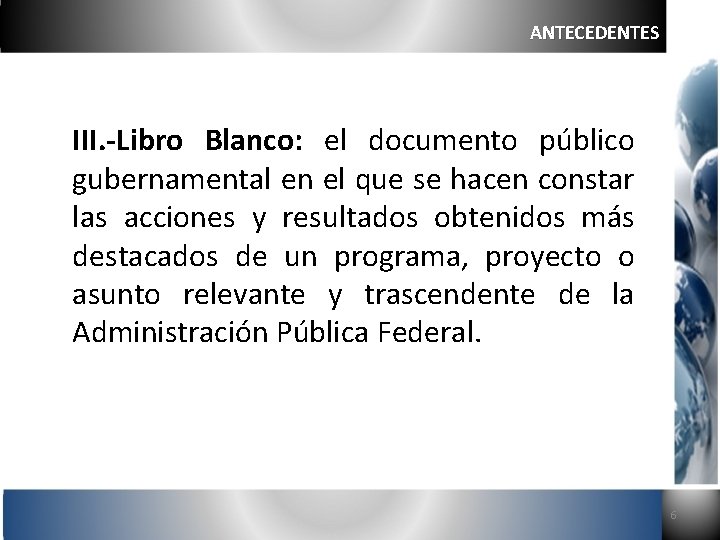 ELABORACIN DE LIBROS BLANCOS Jos Manuel Zrate Paz