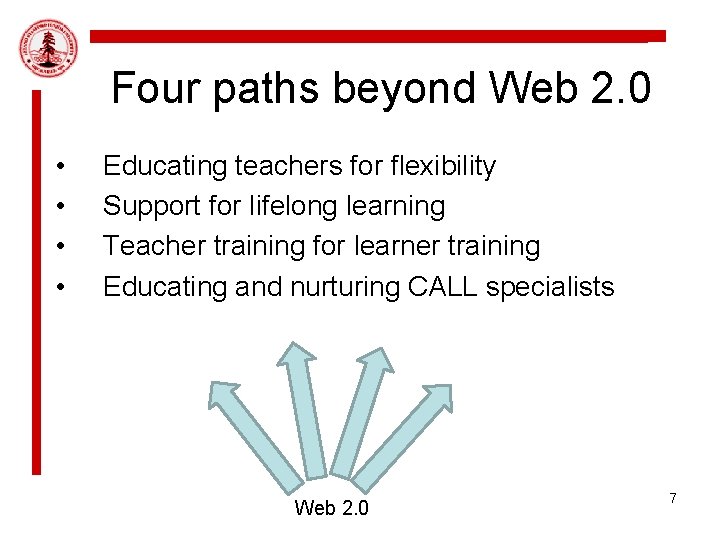 Web 2 0 and Four Paths Beyond Phil