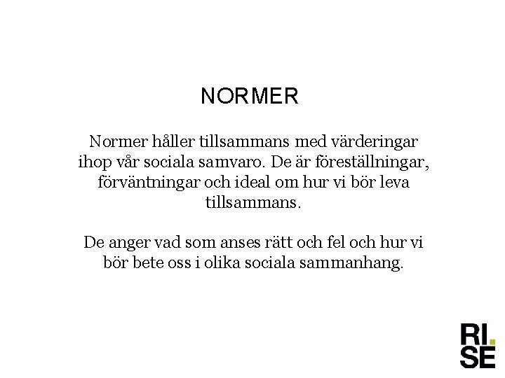 NORMKREATIV INNOVATION URBAN UTVECKLING Marcus Jahnke Dr Inspirationsdag