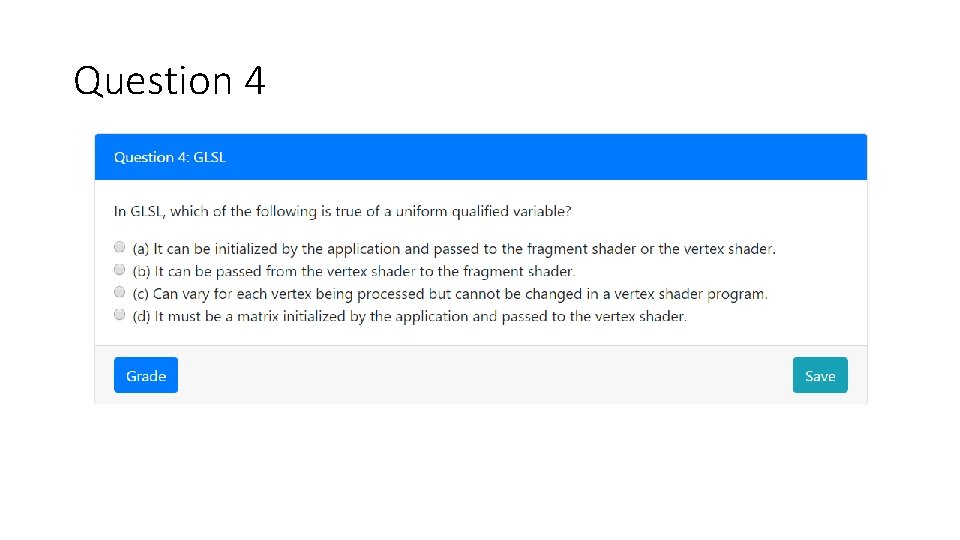 CS 418 Practice Exam 1 Slides by Sidney