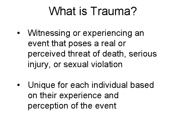 Trauma Informed Care for EducatorsTICE Mandate In 2019