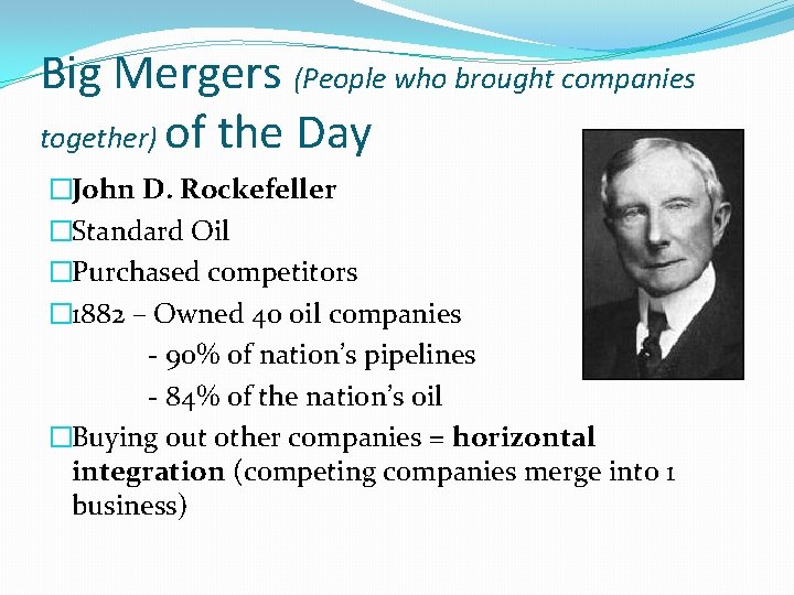 Big Business The Beginning of the Gilded Age