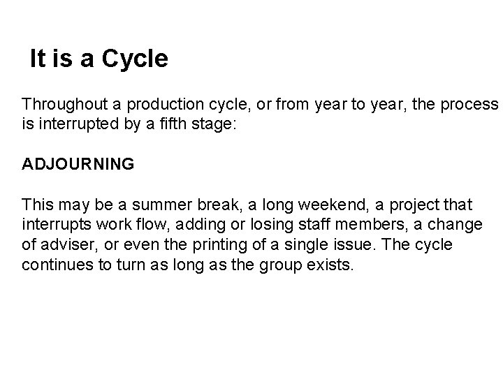 Group Formation Cycle By Travis Feil Group Formation