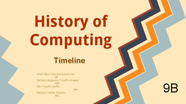History of Computing Timeline Jos Pablo Cabrera Rubalcava