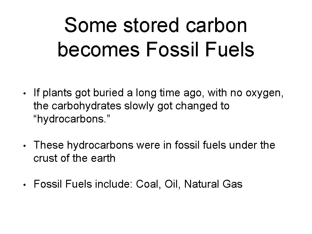The Carbon Cycle A key to our climate
