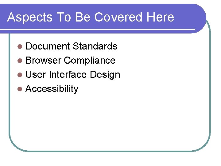 Web Standards Best Practice in the Workplace Foundation