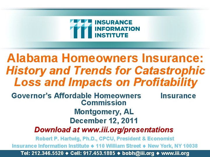 Alabama Homeowners Insurance History and Trends for Catastrophic