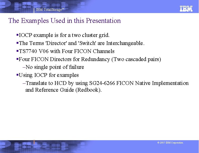 IBM Total Storage TS 7700 Virtualization Engine Configuration