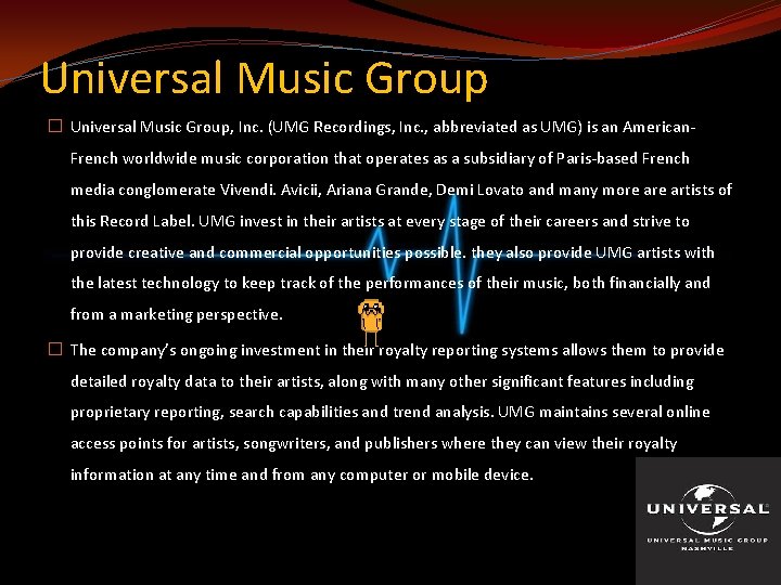 Job Roles in the Music Industry By Johnathan