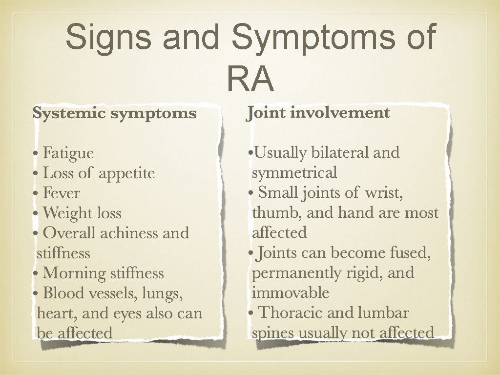 Rheumatoid Arthritis By Anna Sanchez Rheumatoid Arthritis RA