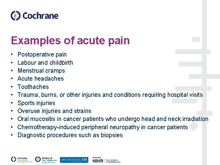 Postoperative pain Introduction to acute postoperative pain Trusted