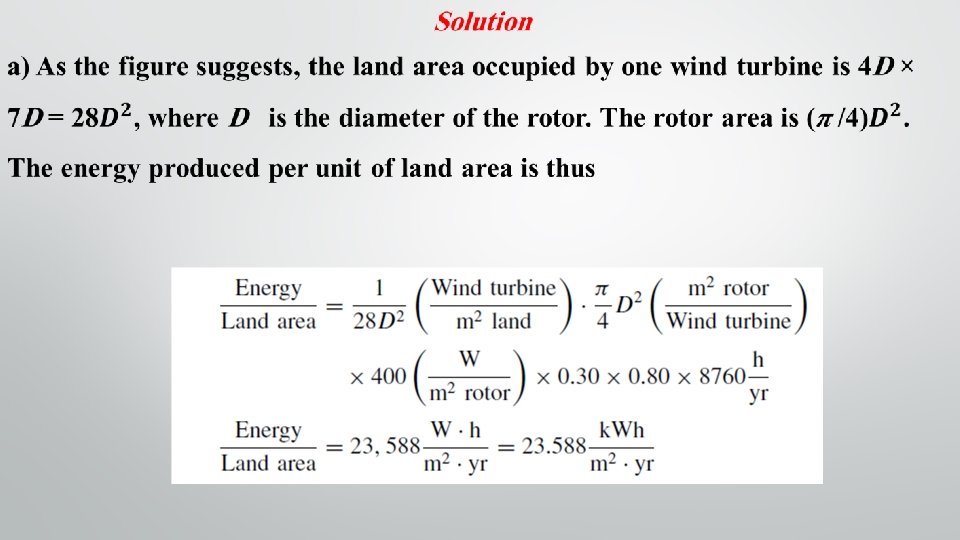 SIMPLE ESTIMATES OF WIND TURBINE ENERGY How much