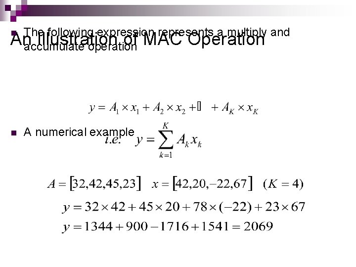 Distributed Arithmetic Implementations and Applications A Tutorial ...