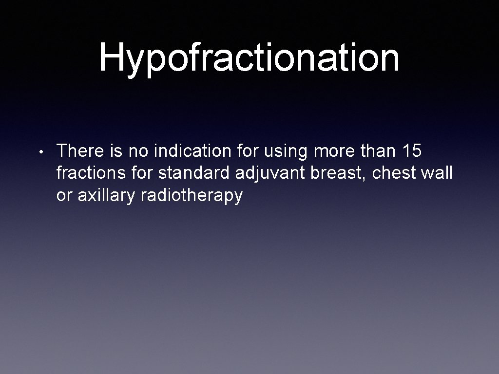 RCR breast radiotherapy consensus guidelines Producing the guidelines