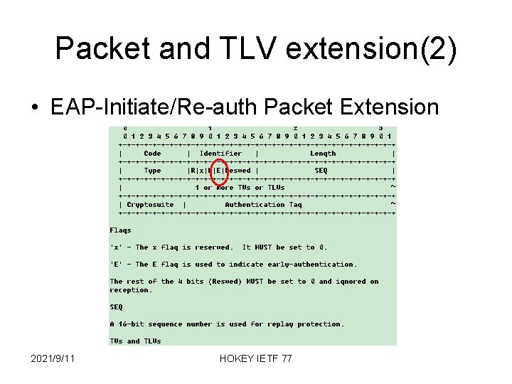 EAP Reauthentication Protocol Extensions for Authenticated Anticipatory ...